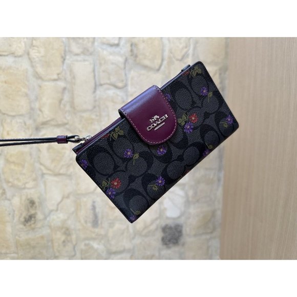 Coach | Bags | Coach Country Floral Medium Rowan Satchel Crossbody ...